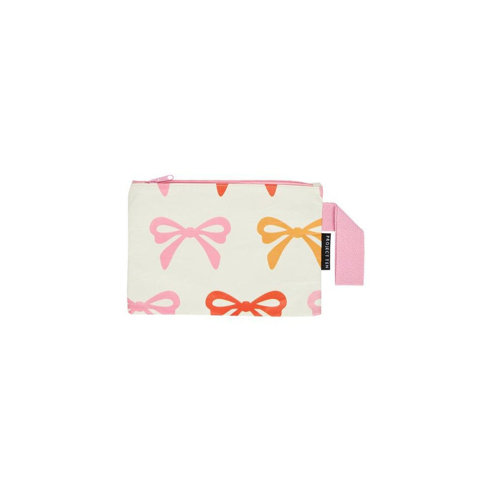Project Ten -Mini Zip Pouch (Bows)